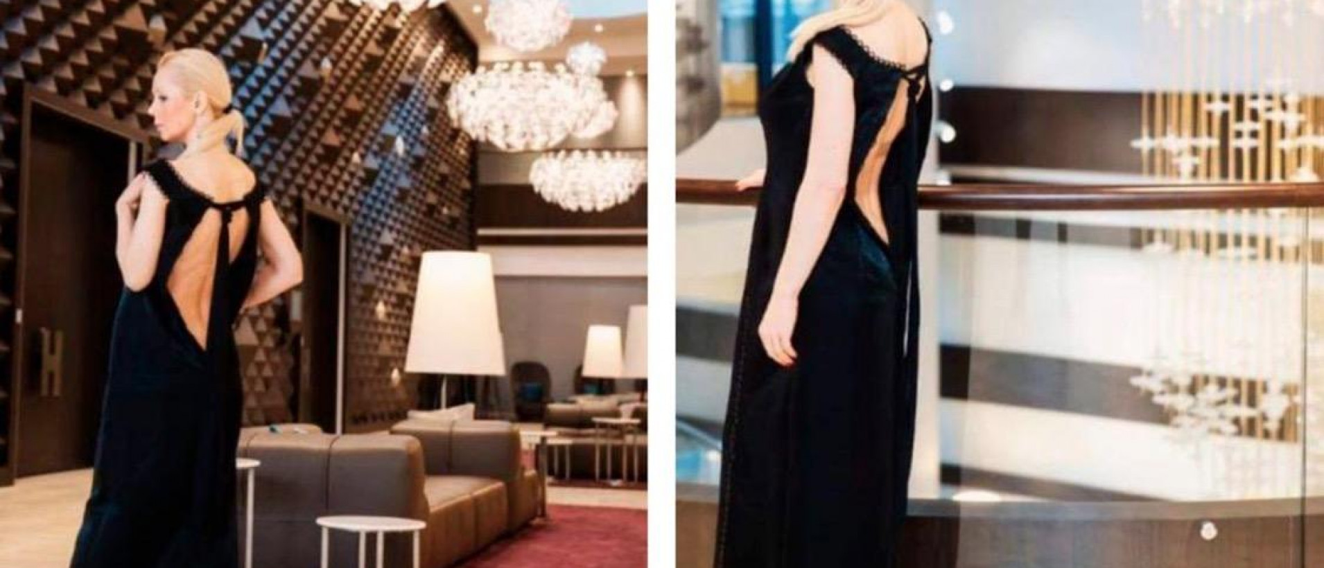 Navalny's daughter came to the Ukrainian embassy in an open-butt dress?
